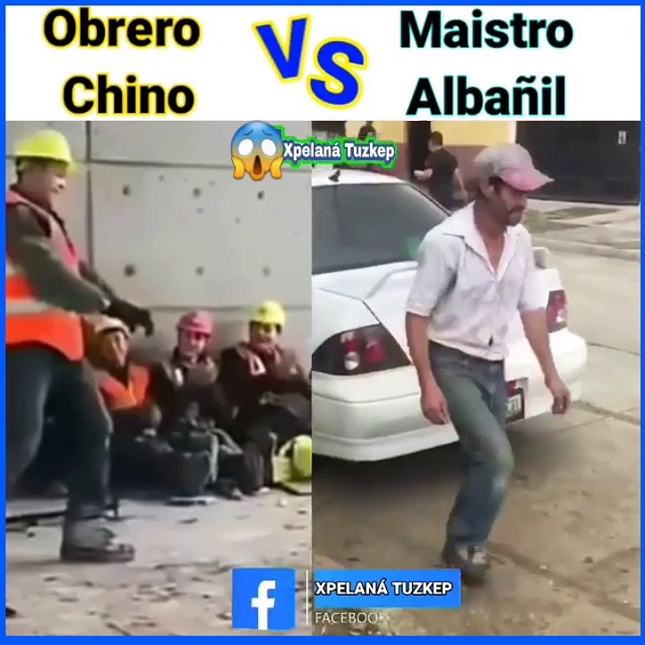 Obrero chino vs "maistro" albañil - Vídeo Dailymotion