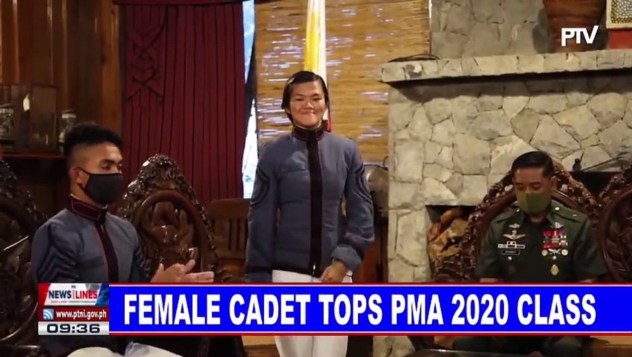 Female cadet tops PMA 2020 class - video Dailymotion