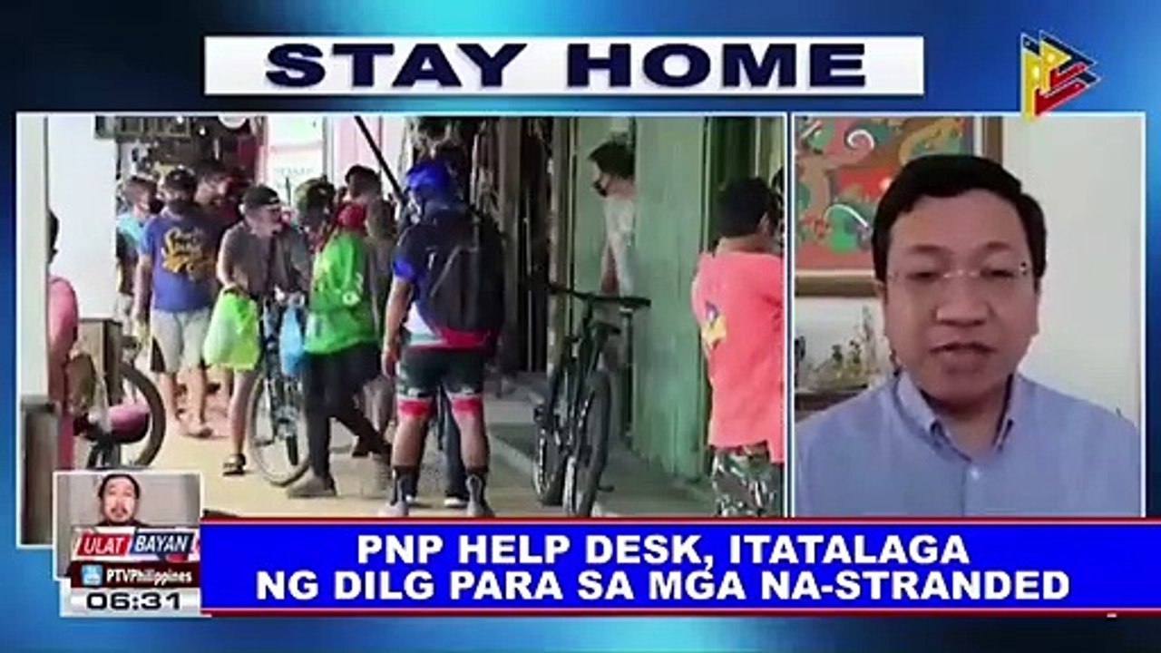PNP help desk itatalaga ng DILG para sa mga na-stranded - video Dailymotion