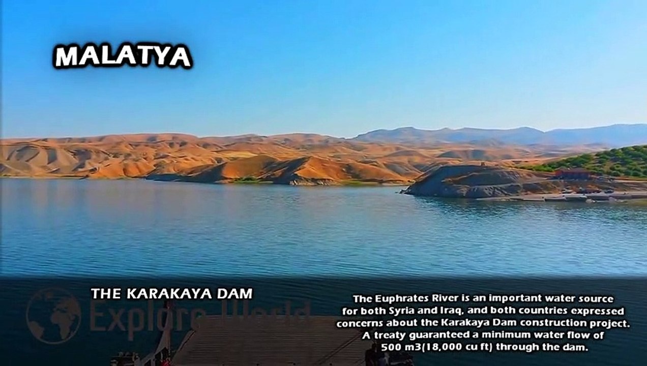 The Karakaya Dam - The Euphrates River [Malatya / Turkey] - video ...