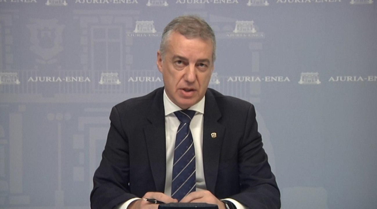 Urkullu Anuncia Que Euskadi Pedirá Este Lunes Pasar A La Fase 3 Vídeo