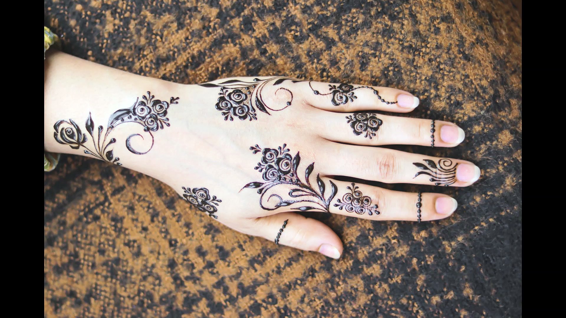 Easy Henna Designs Flowers