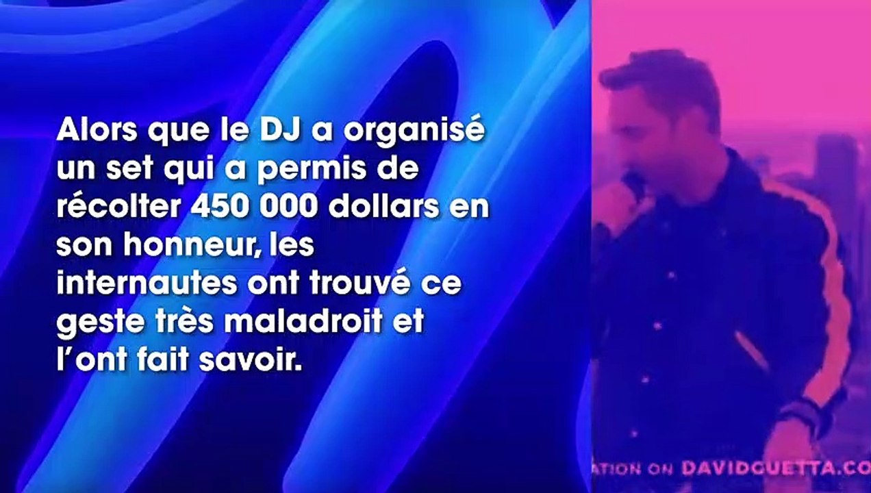 David Guetta il rend hommage à George Floyd et cela ne plaît pas ...
