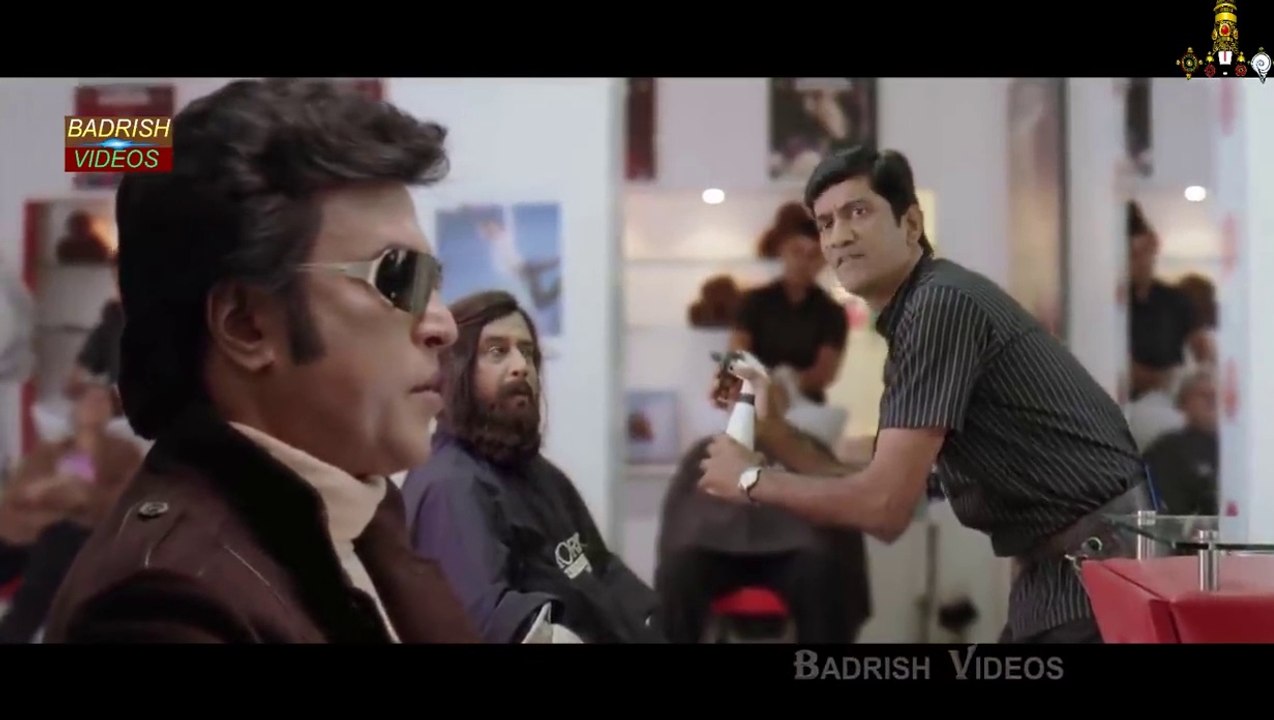 Robo Movie Chitti Comedy At Saloon Comedy Scene || Rajinikanth ...