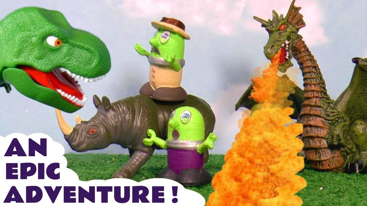 Funny Funlings Rescue Adventure with Dinosaurs and Dragons plus Marvel ...