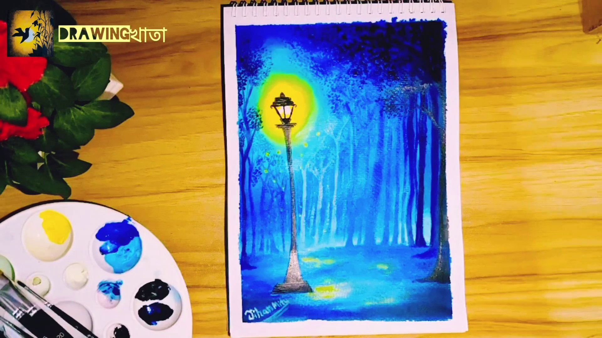 Street Lamp Painting