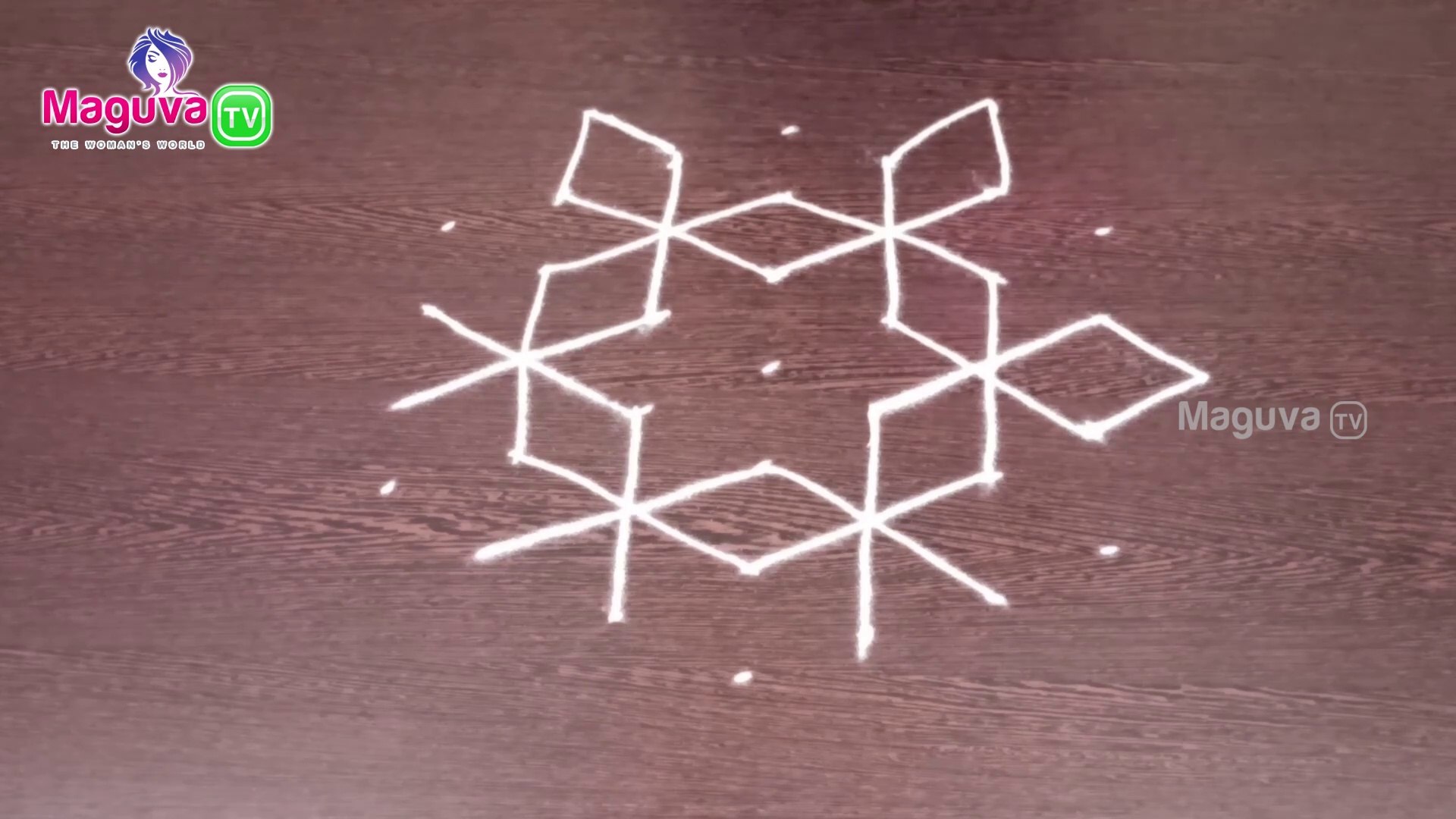 Simple Rangoli Designs With Dots Step By Step