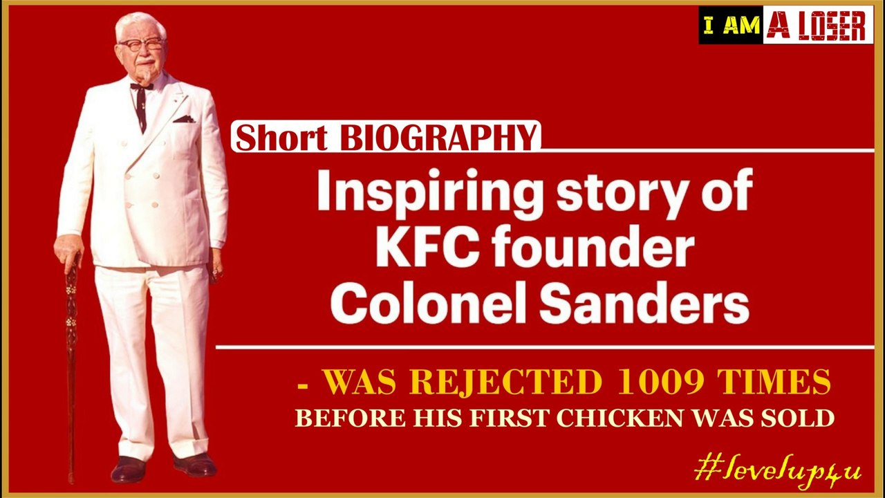 Original Colonel Sanders|Kfc Owner Biography|Colonel Sanders Life ...