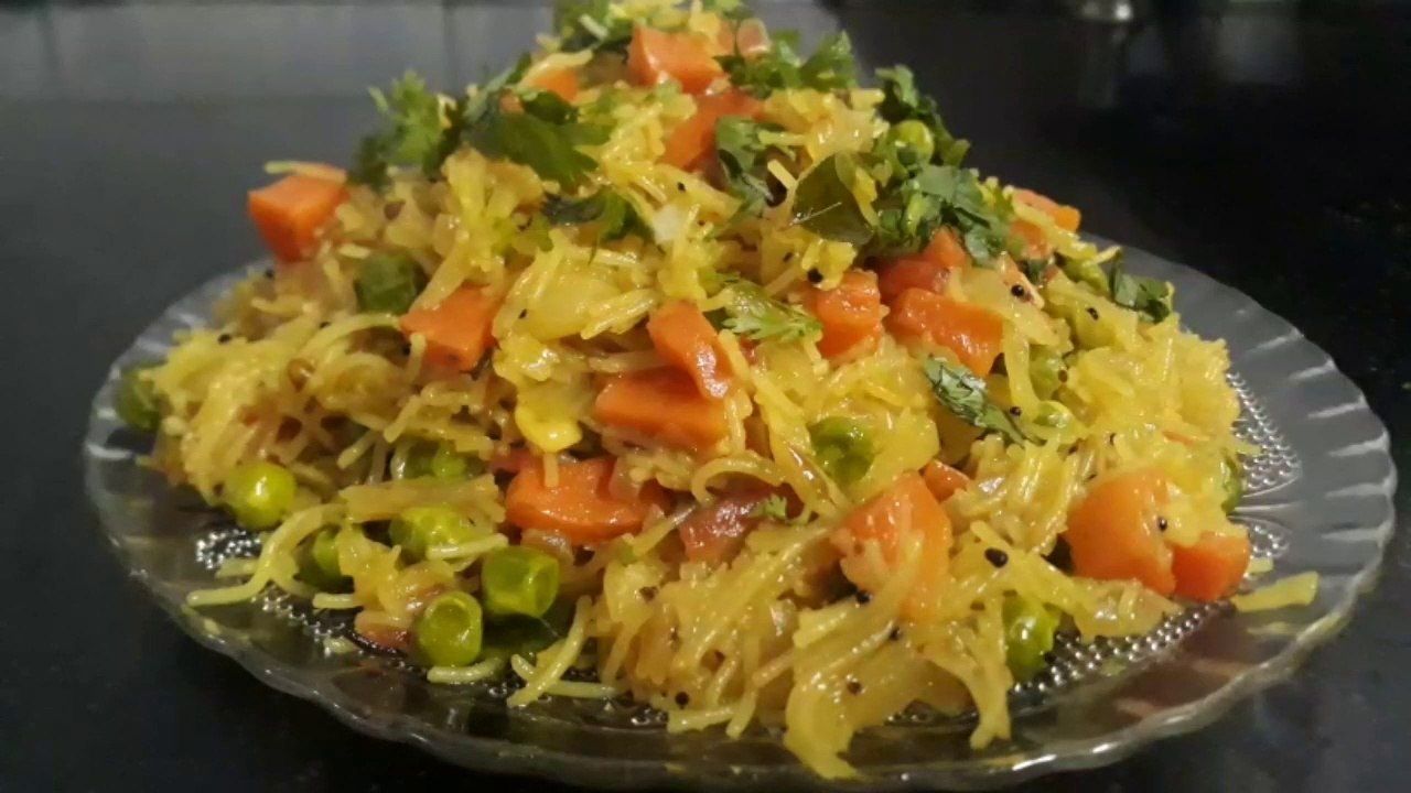 शेवई उपमा |Sevai Upma Recipe by Aaji's Kitchen| Vermicelli Upma by ...