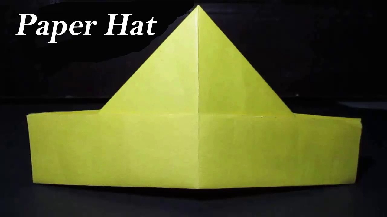 How to Make Paper Hat Easy | Paper hat making ideas | Easy Paper Crafts ...