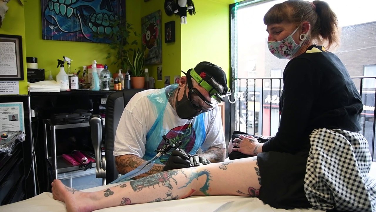 Preston tattoo studio can't wait to see customers again - video Dailymotion