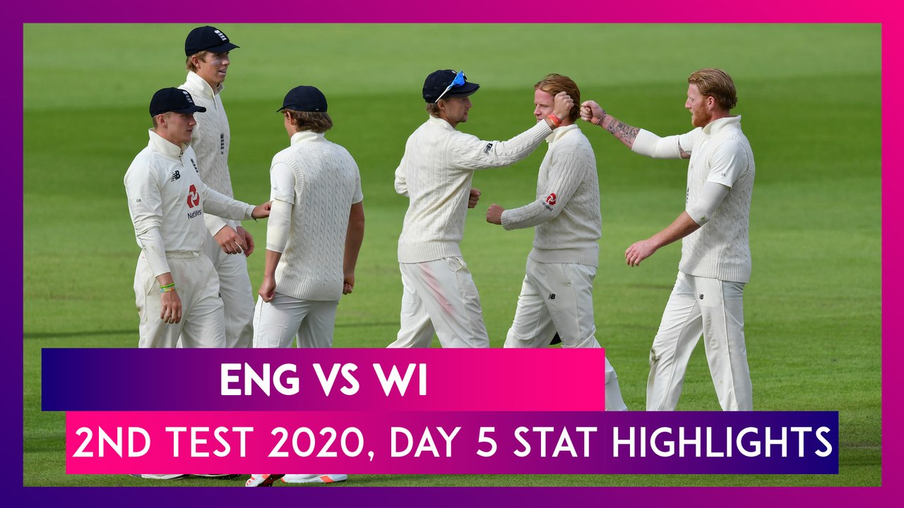 ENG vs WI Stat Highlights, 2nd Test 2020: England Beat West Indies By ...