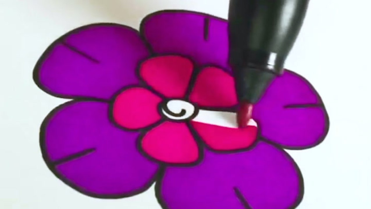 Artist precisely colors inside the lines of this coloring book - video ...