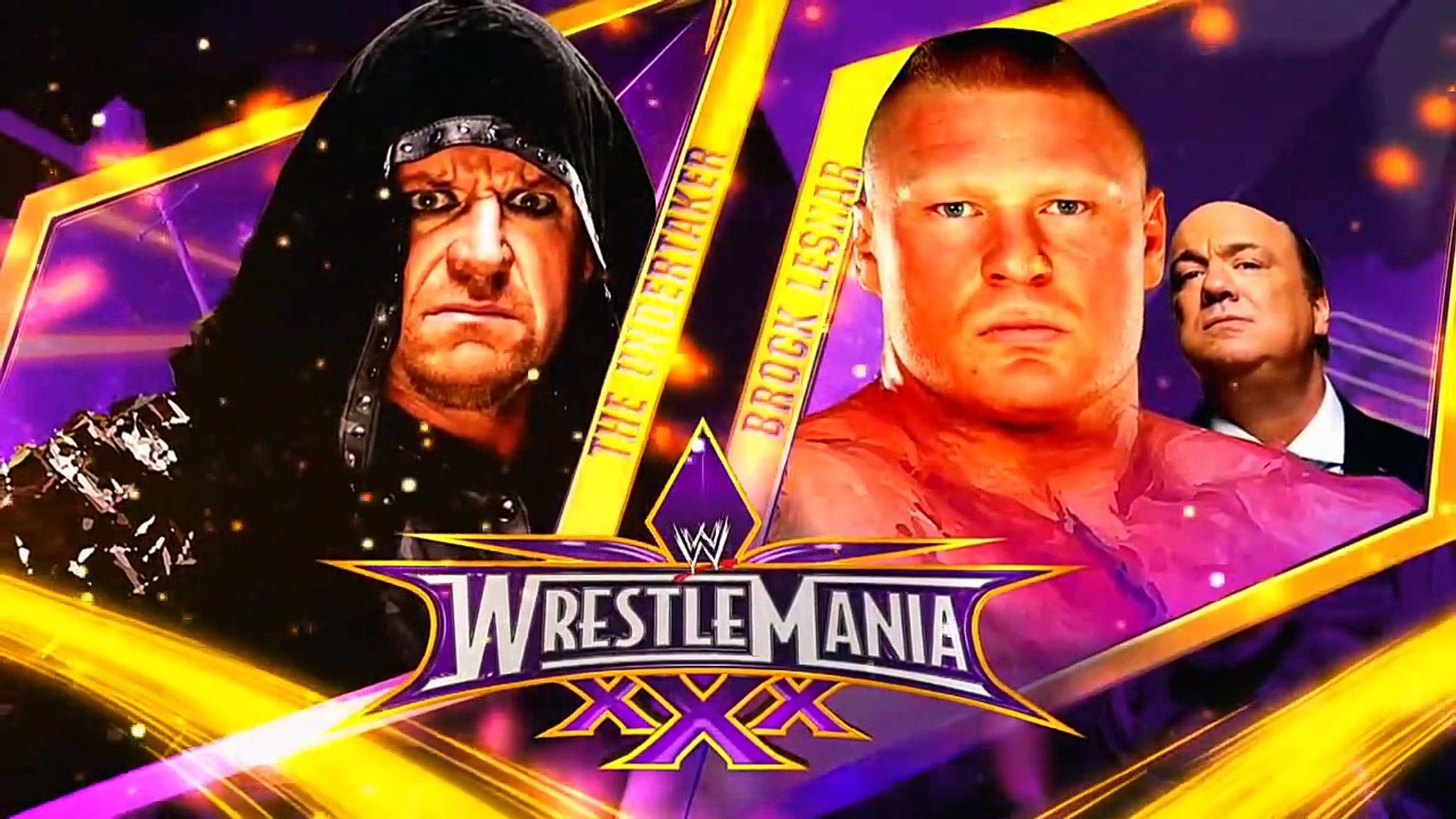 Wrestlemania 30 Match Card Preview Undertaker Vs Brock WWE: