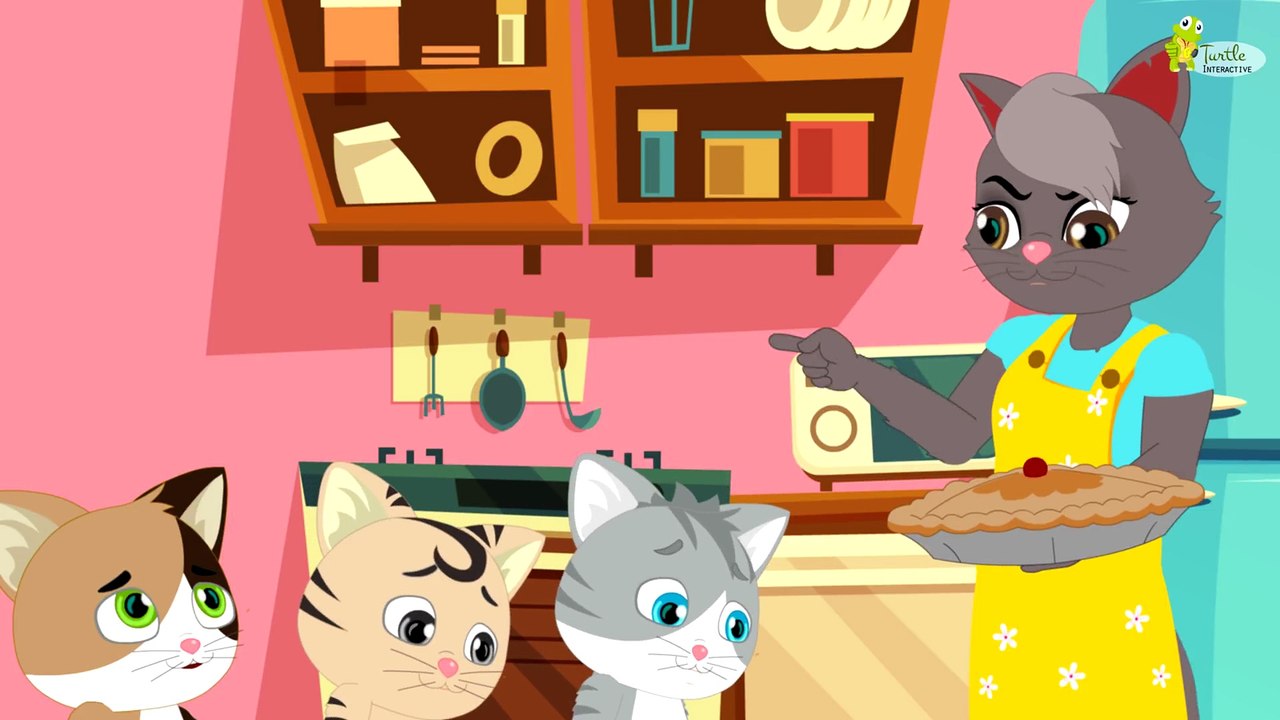 Three Little Kittens - Kids Nursery Rhyme - Children Song - Turtle ...