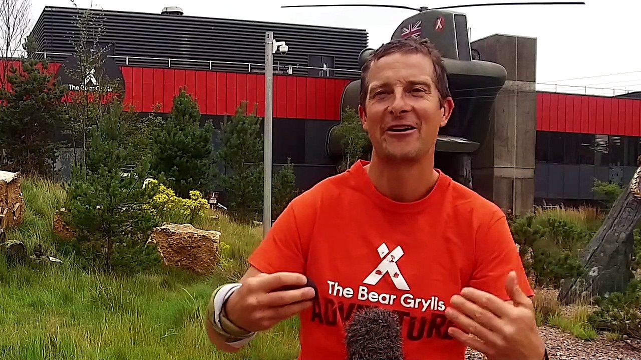 Bear Grylls re-opens his adventure centre! - video Dailymotion