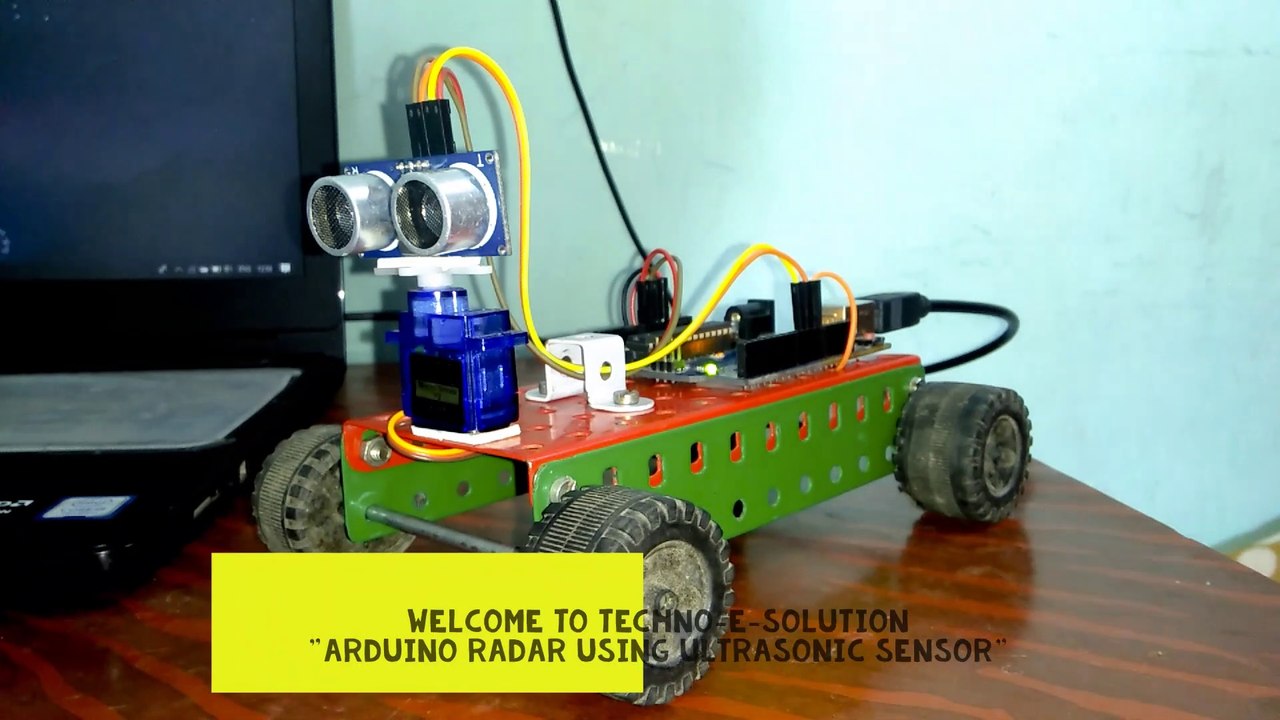 Arduino Radar Using Ultrasonic Sensor By Technoesolution Arduino Project Video Dailymotion 1417