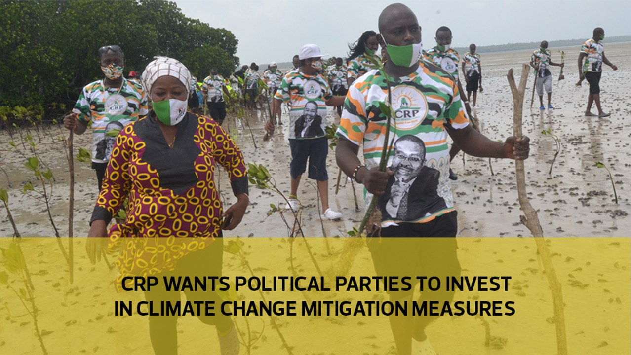 CRP wants political parties to invest in climate change mitigation ...