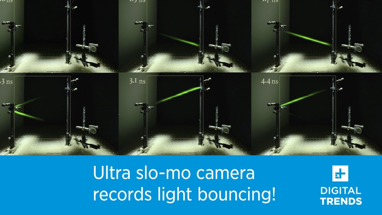 Ultra slo-mo camera records light bouncing! - video Dailymotion