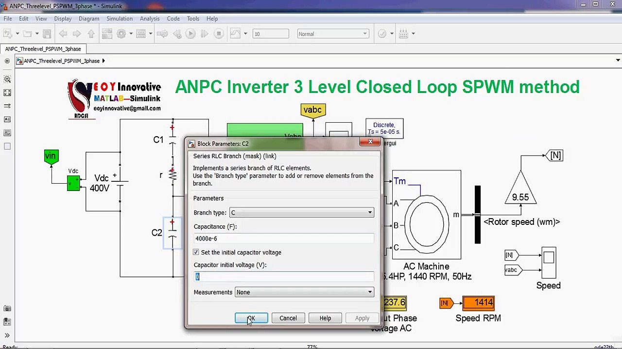 3 LEVEL INVERTER SPWM ANPC MATLAB Simulink Simulation - video Dailymotion