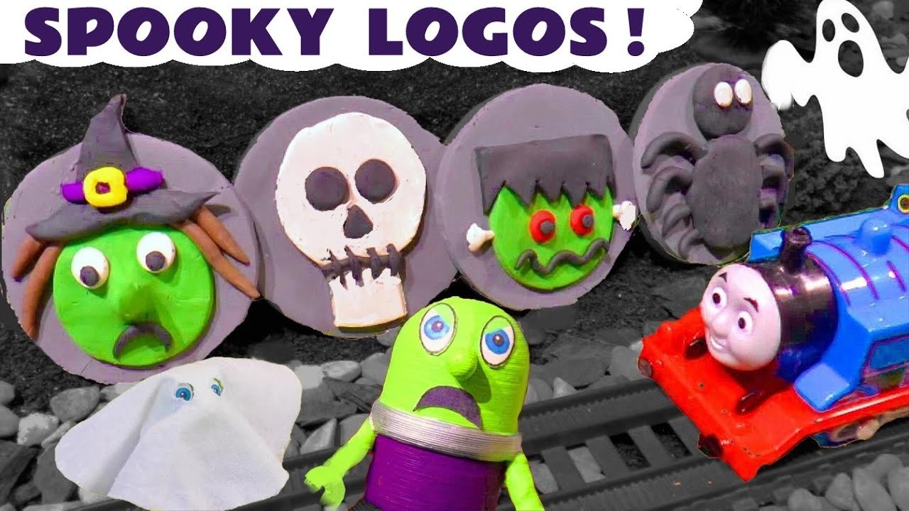 Funny Funlings Spooky Ghost Logos Challenge with Thomas and Friends in ...