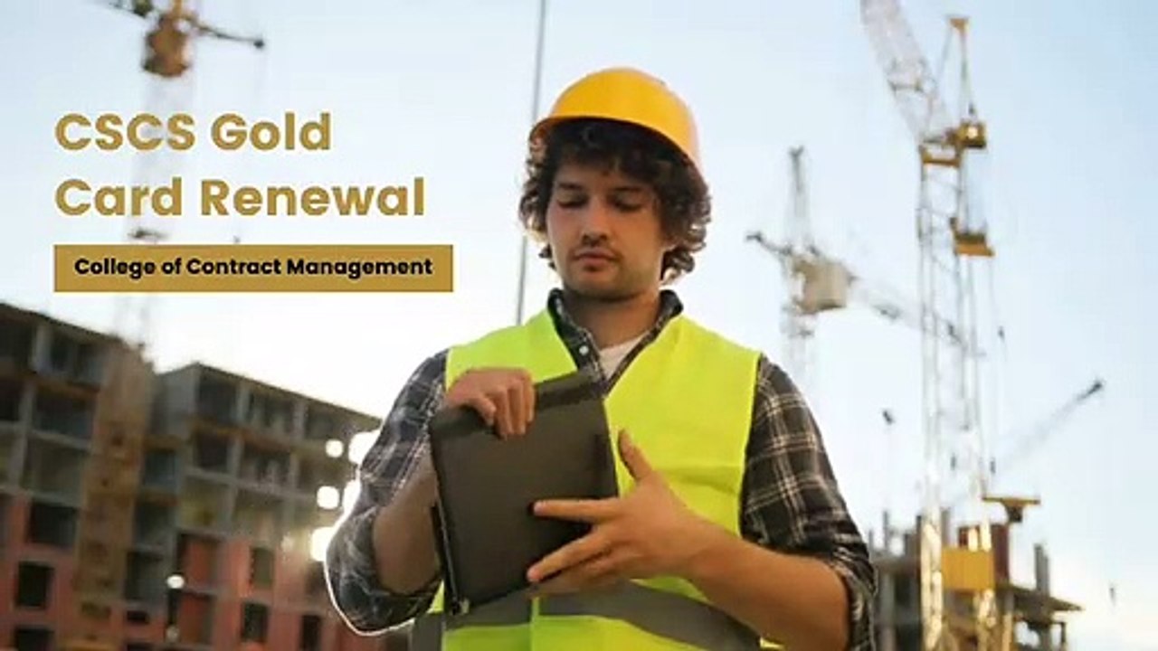 CSCS Gold Card Renewal - video Dailymotion