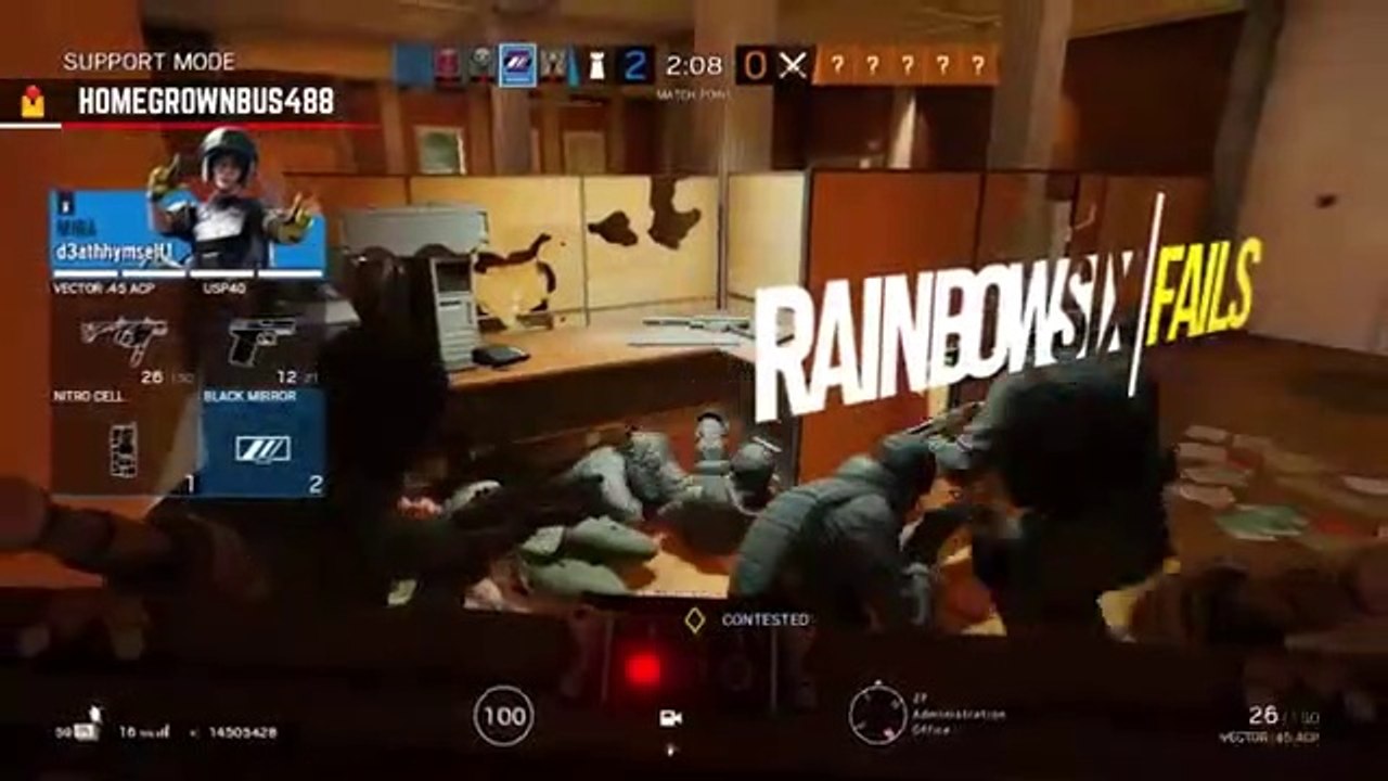 RAINBOW SIX SIEGE FAILS_ _102 (Rainbow Six Siege Random Moments ...