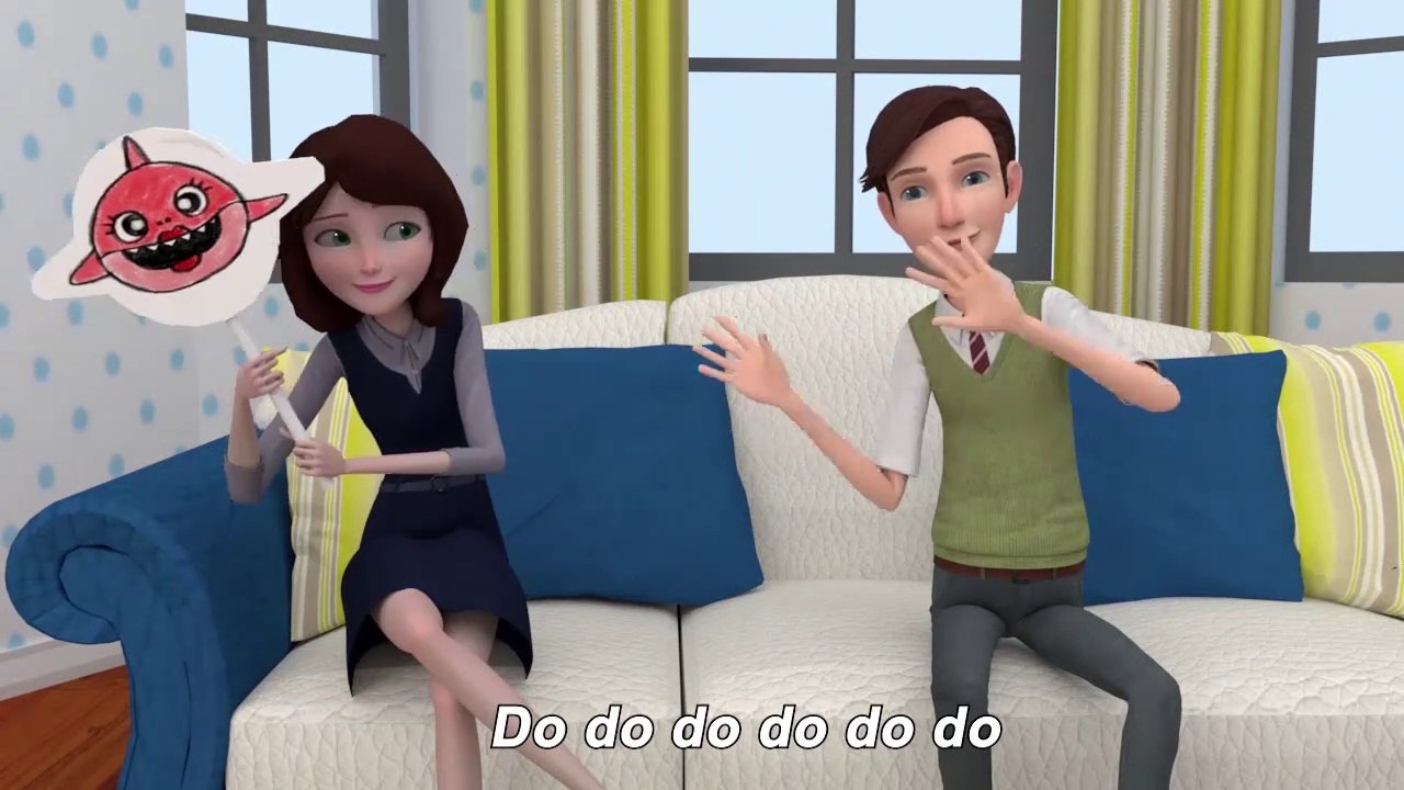 BABY SHARK bsl kids song , Nursery rhyme in British sign language,# ...