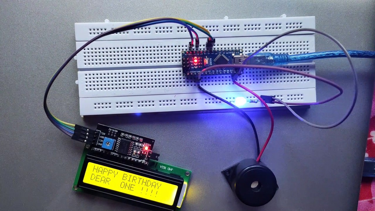 Birthday Song using Arduino and LCD Module . - video Dailymotion