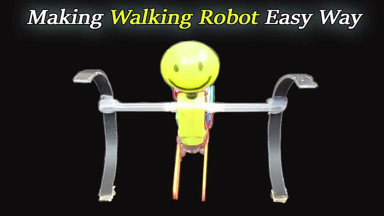 DIY Simple Walking Robot | Mini Walking Robot | How to Make A Mini ...