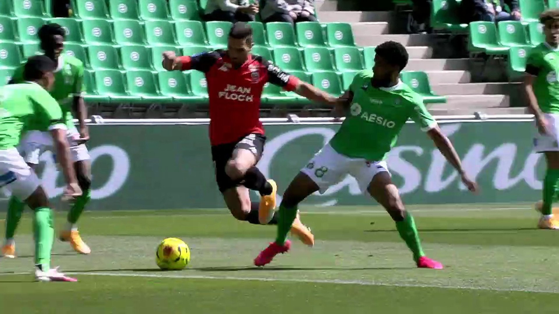 Le résumé de AS Saint-Etienne - FC Lorient (2-0) 20-21