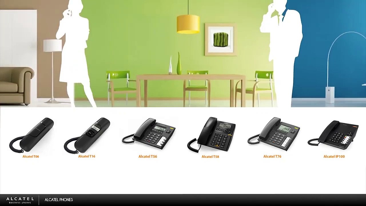 Alcatel T16 Ultra Compact Corded Landline Phone/ Telephone - video ...