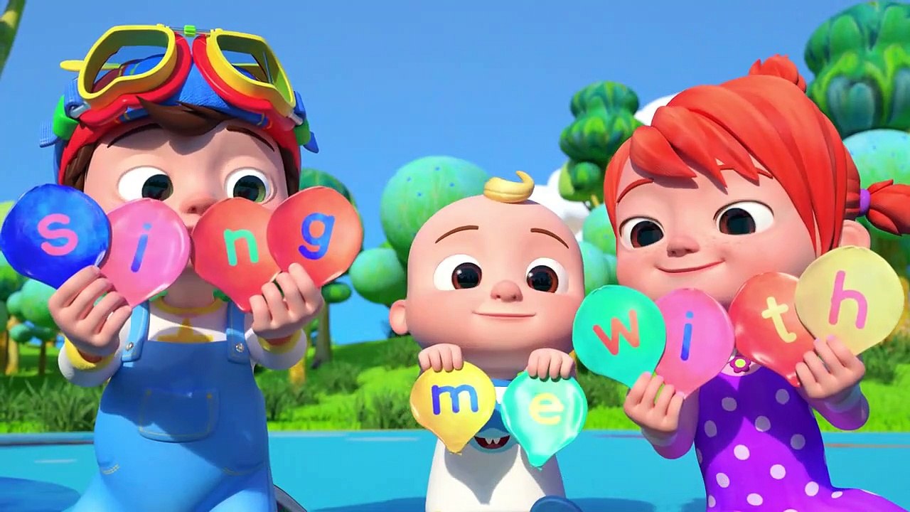 ABC Song with Balloons + More Nursery Rhymes & Kids Songs - CoComelon_1 ...