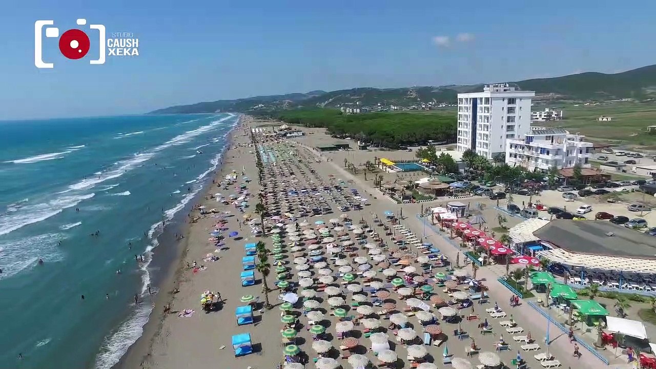 A RIDE WITH DRONE IN SPILLE BEACH, ALBANIA (NO COLOR EDITING) - video ...