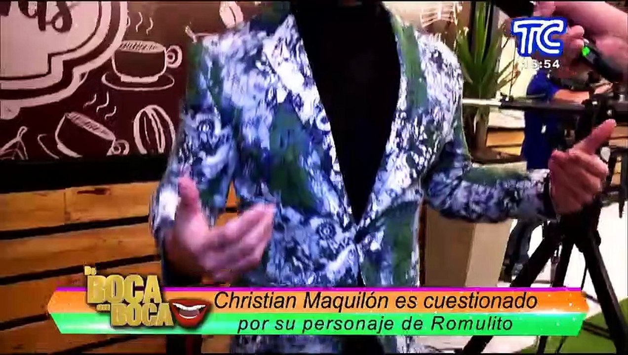 Christian Maquilón responde ante las críticas por su personaje "Romulito" en la novela Antuca me ...