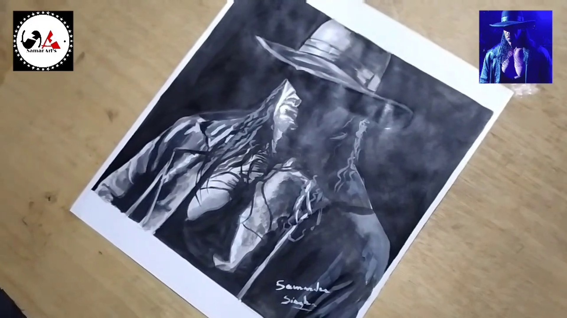 Undertaker Drawing Step By Step