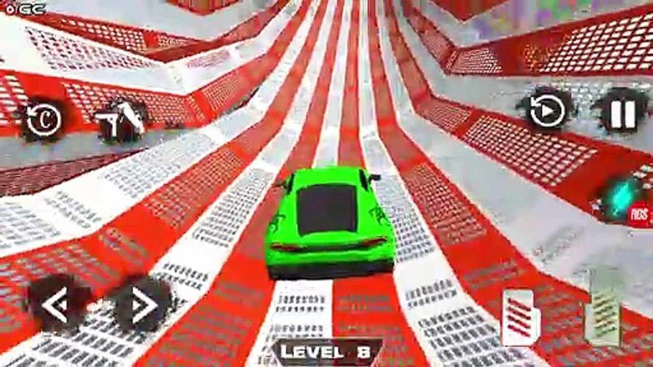 Mega Ramp Car Jumping 3D Car Stunt Game - Impossible Extreme Sports Car Game - Android GamePlay ...