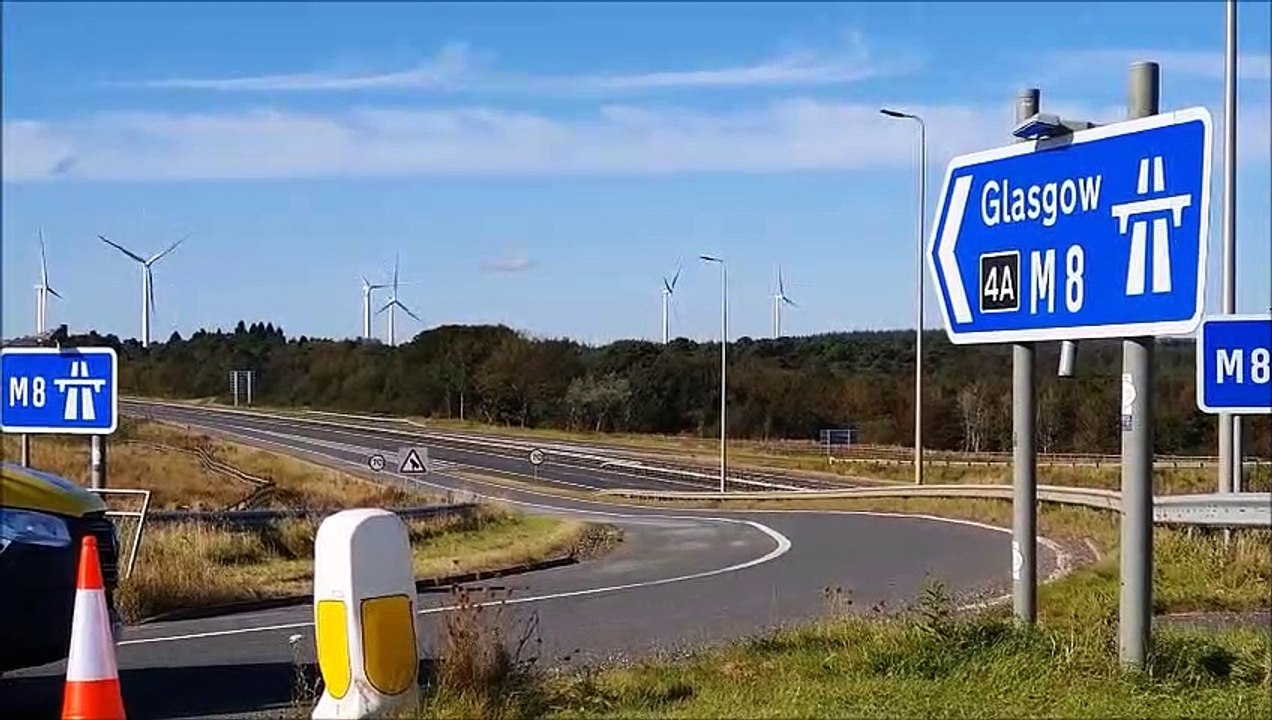 M8 Junction 4A M8 motorway was closed in both direction due to earlier ...