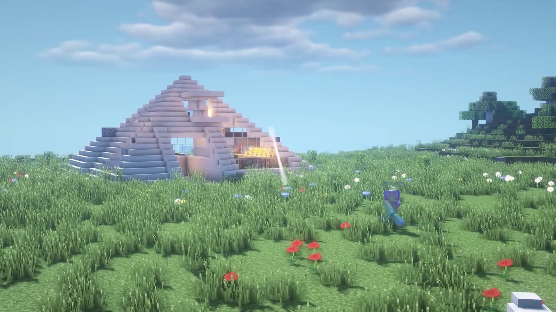 Pyramid Minecraft House Tutorial Trydar On X: "a Minoan House Design,