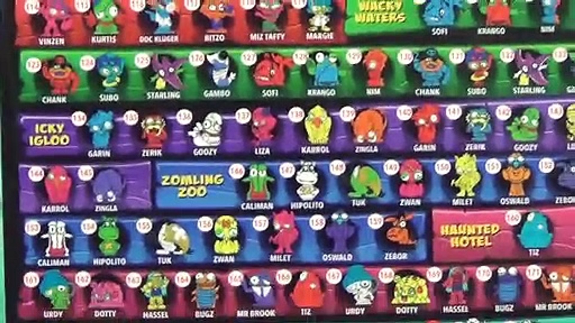 Zomlings Series 2 Checklist Clipart