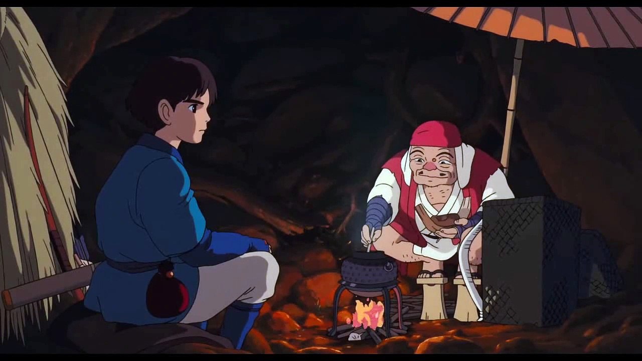 Princess Mononoke Scene - Ashitaka talks to Jigo - video Dailymotion