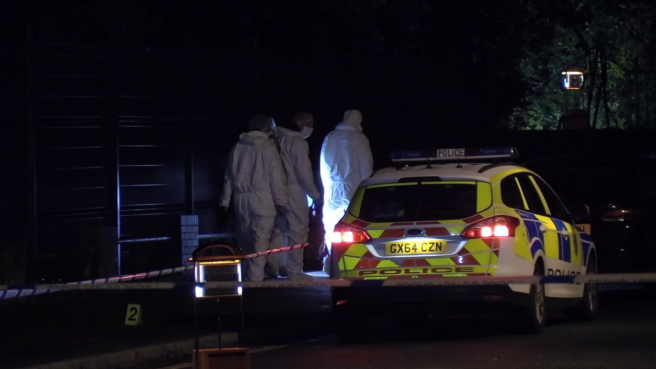 The scene of the Crawley murder investigation - video Dailymotion