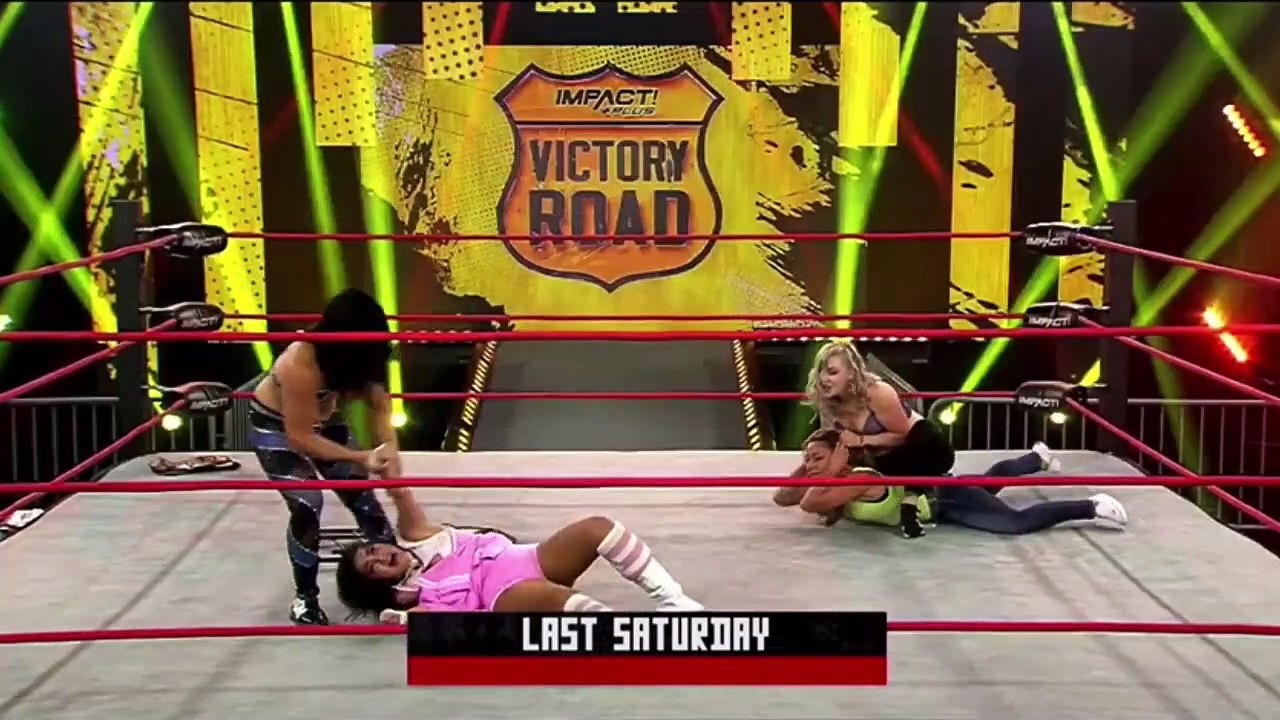 Impact Wrestling - Kylie Rae & Kimber Lee Backstage Segment. 06/10/20 ...