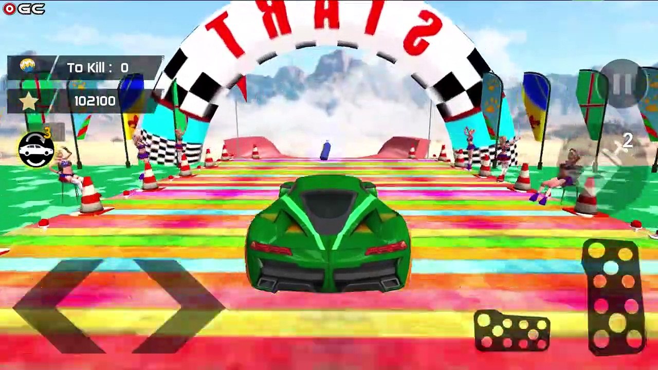 Ramp Car Stunts Impossible Tracks 3D - Mega Ramps Ultimate Race Shooting Game - Android GamePlay ...