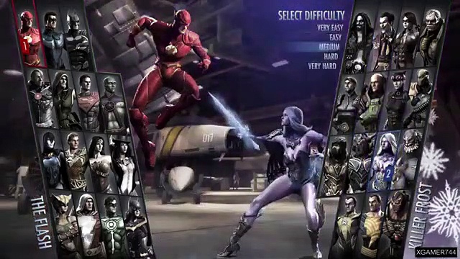 Injustice Character Select Screen