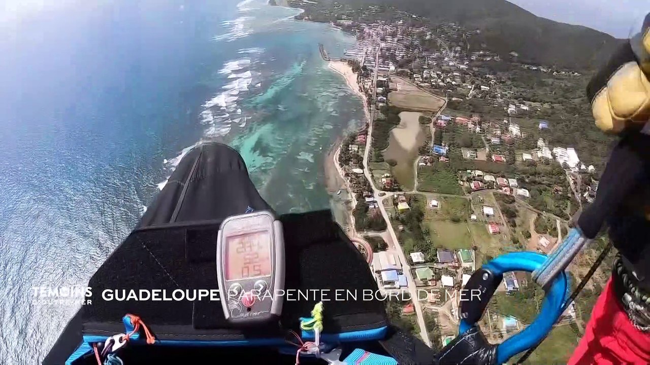 Guadeloupe - Parapente en bord de mer - Vidéo Dailymotion