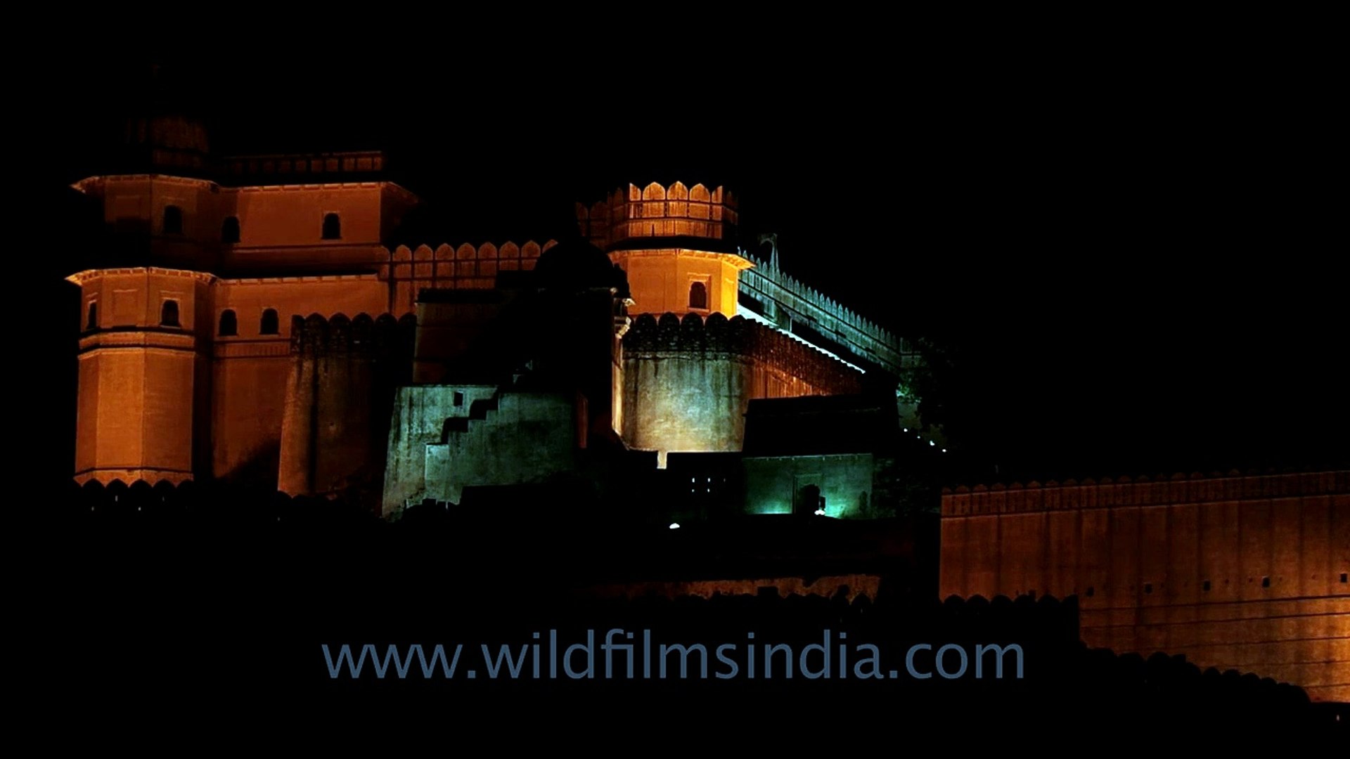 Kumbhalgarh Fort At Night
