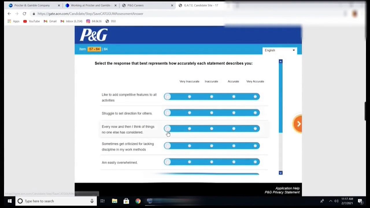 P&G online assessment | P and G 2021| Switch, Grid, digit challenge and ...