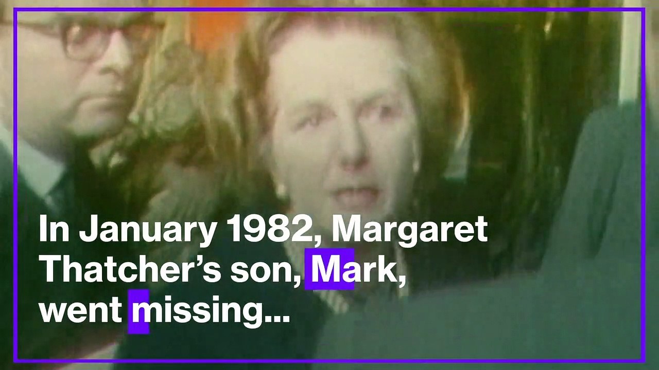 Real footage of the search for Mark Thatcher, when he went missing for ...
