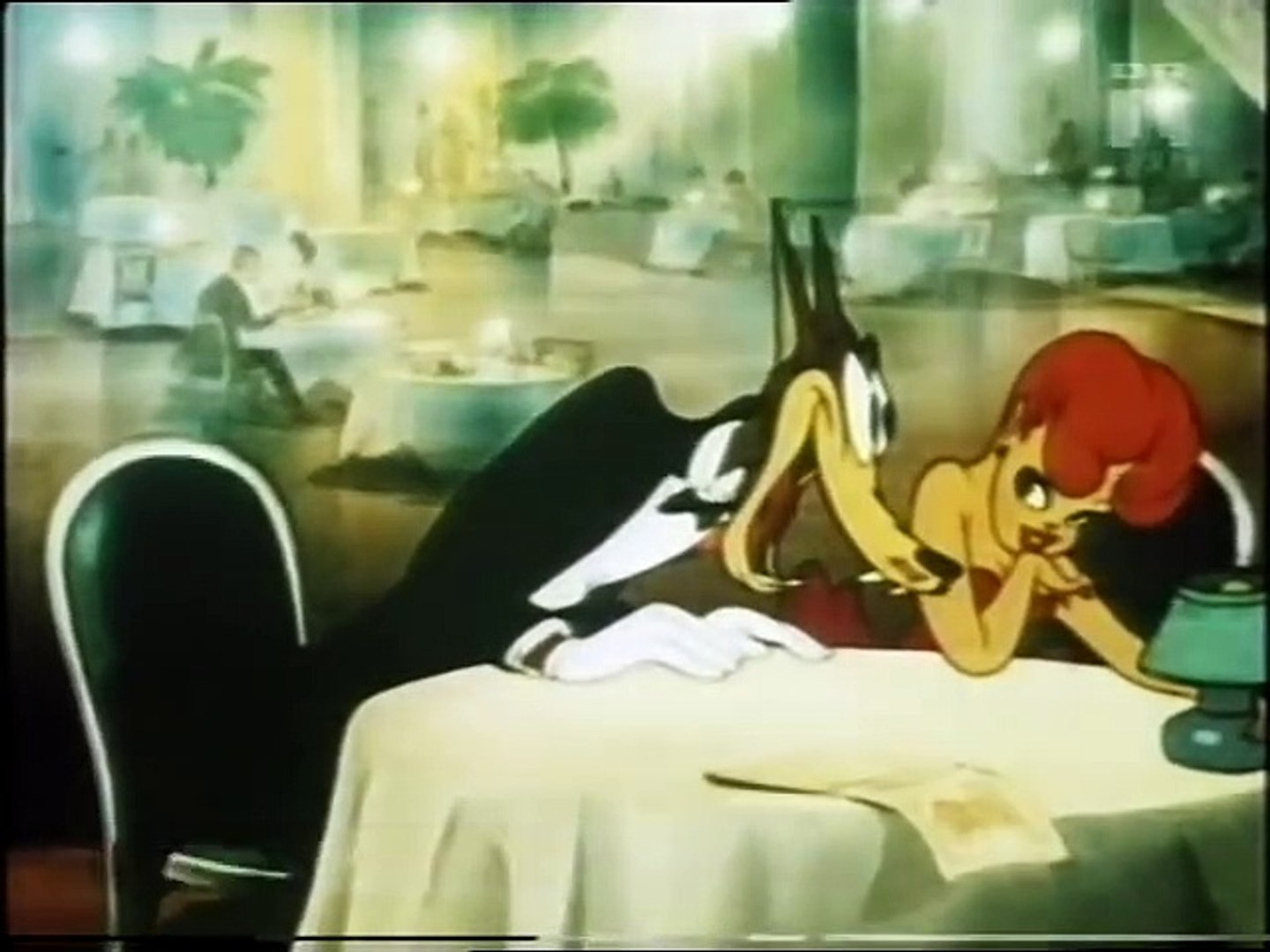 Howling Wolf Cartoon